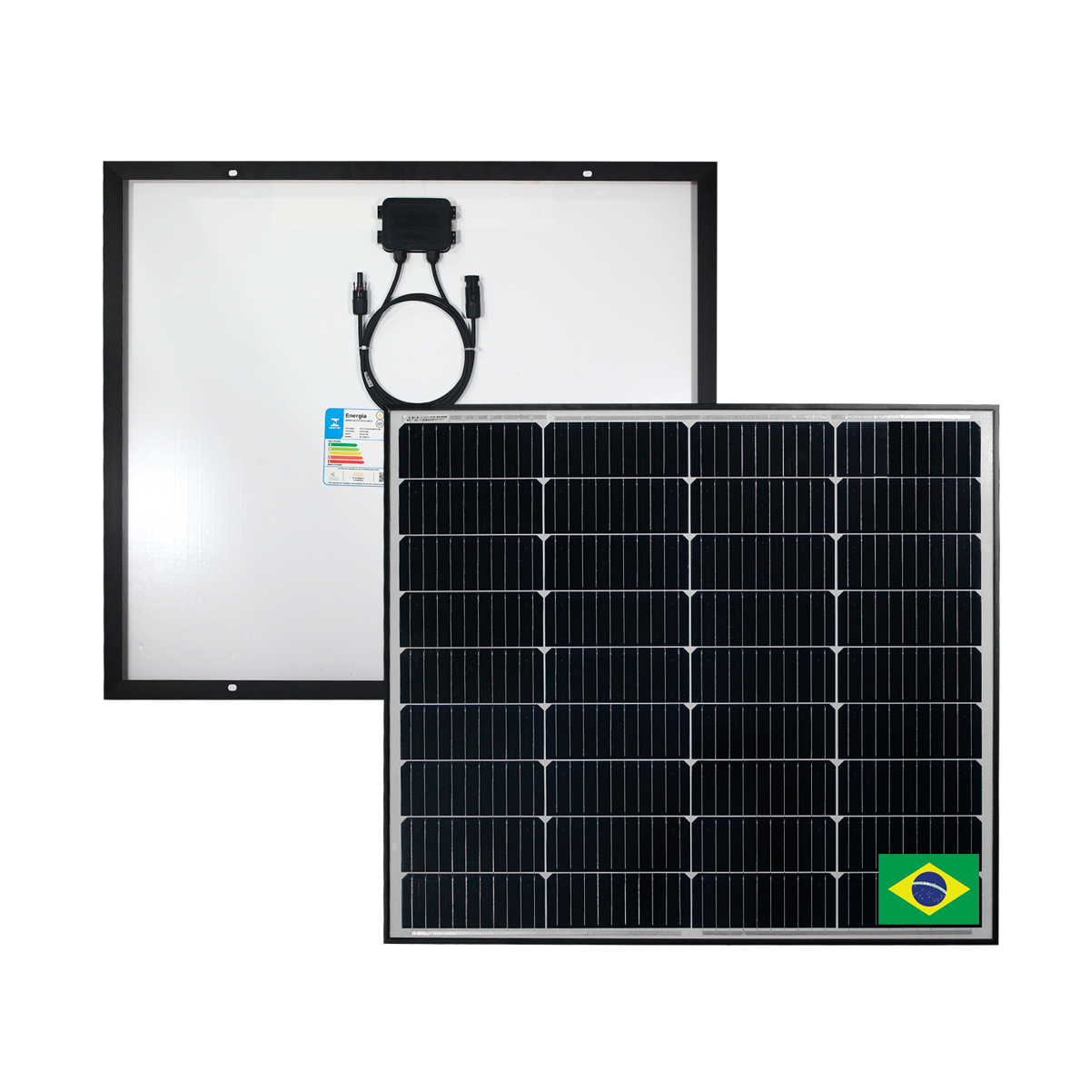 Placa Solar 100w Monocristalino Inmetro Inohouse Nacional - Inohouse